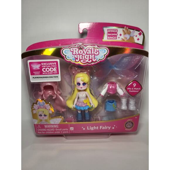 Jazwares | Toys | Royale High Light Fairy Fashion Doll With Exclusive ...